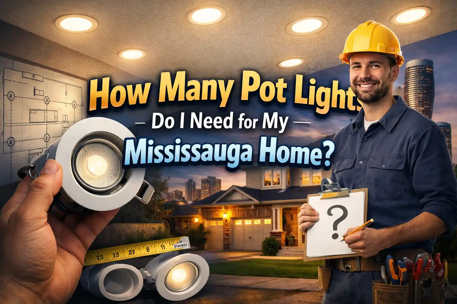 How Many Pot Lights Do I Need for My Mississauga Home?